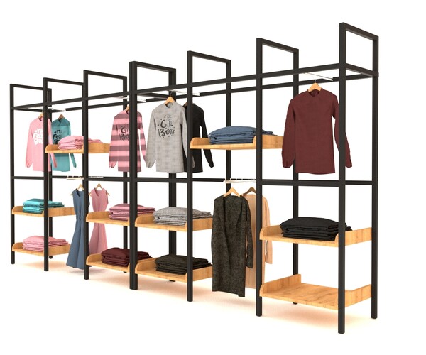 ArtStation - Apparel Clothing Store interior design 3D model | Resources