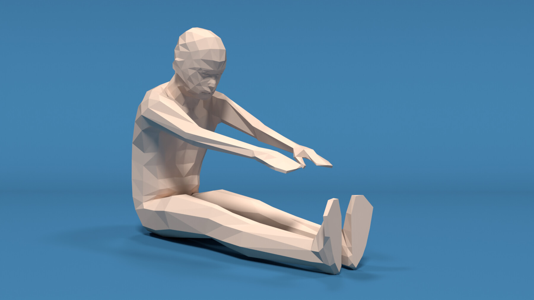 ArtStation - Low Poly Kid Stretching | Game Assets