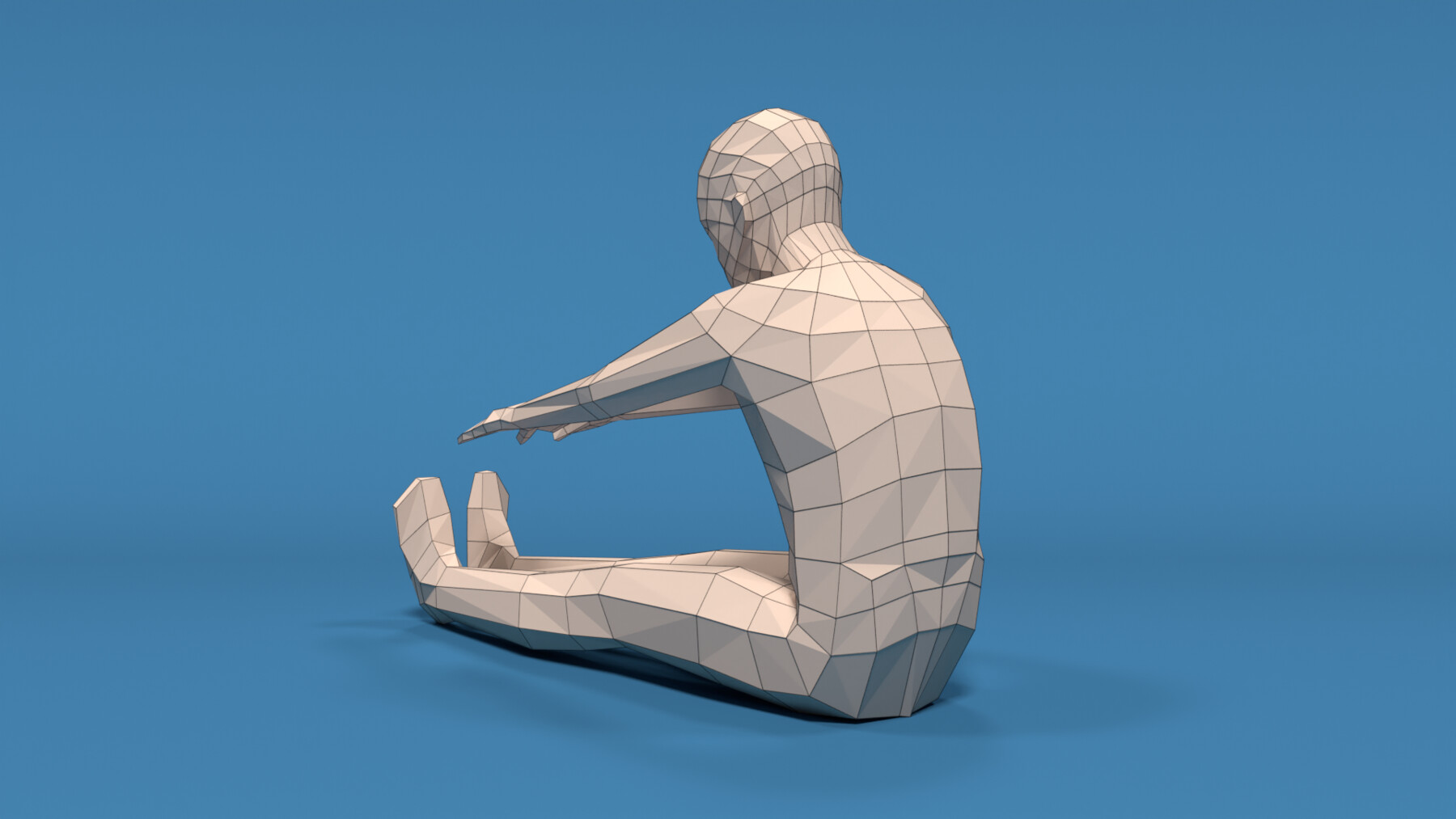 ArtStation - Low Poly Kid Stretching | Game Assets