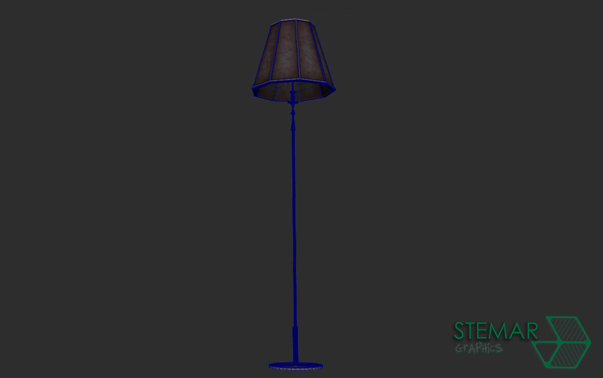 ArtStation - Vintage Lamp 3D Asset | Game Assets