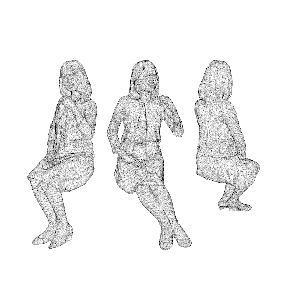 ArtStation - Posed 3D-people 015_Kana | Resources