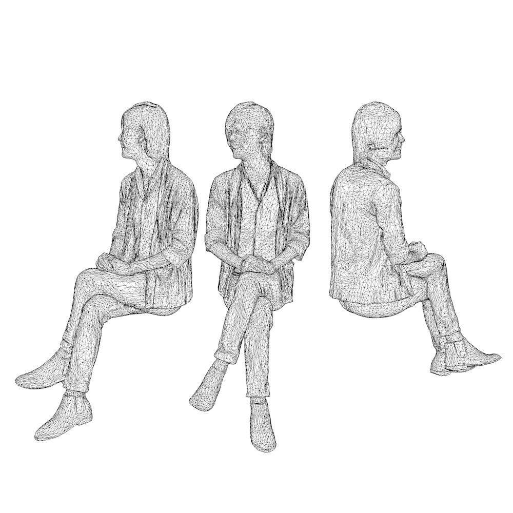 ArtStation - Posed 3D-people 081_Ren | Resources