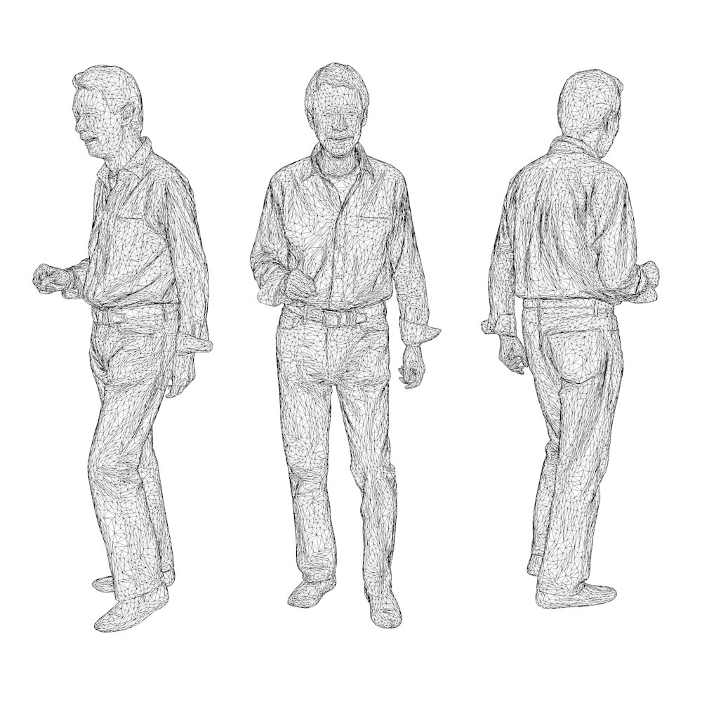 ArtStation - Posed 3D-people 041_Ken | Resources