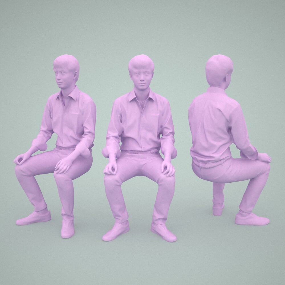 ArtStation - Posed 3D-people 109_Sota | Resources