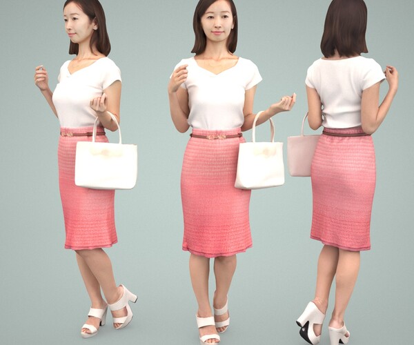 ArtStation - Posed 3D-people 099_Aya | Resources