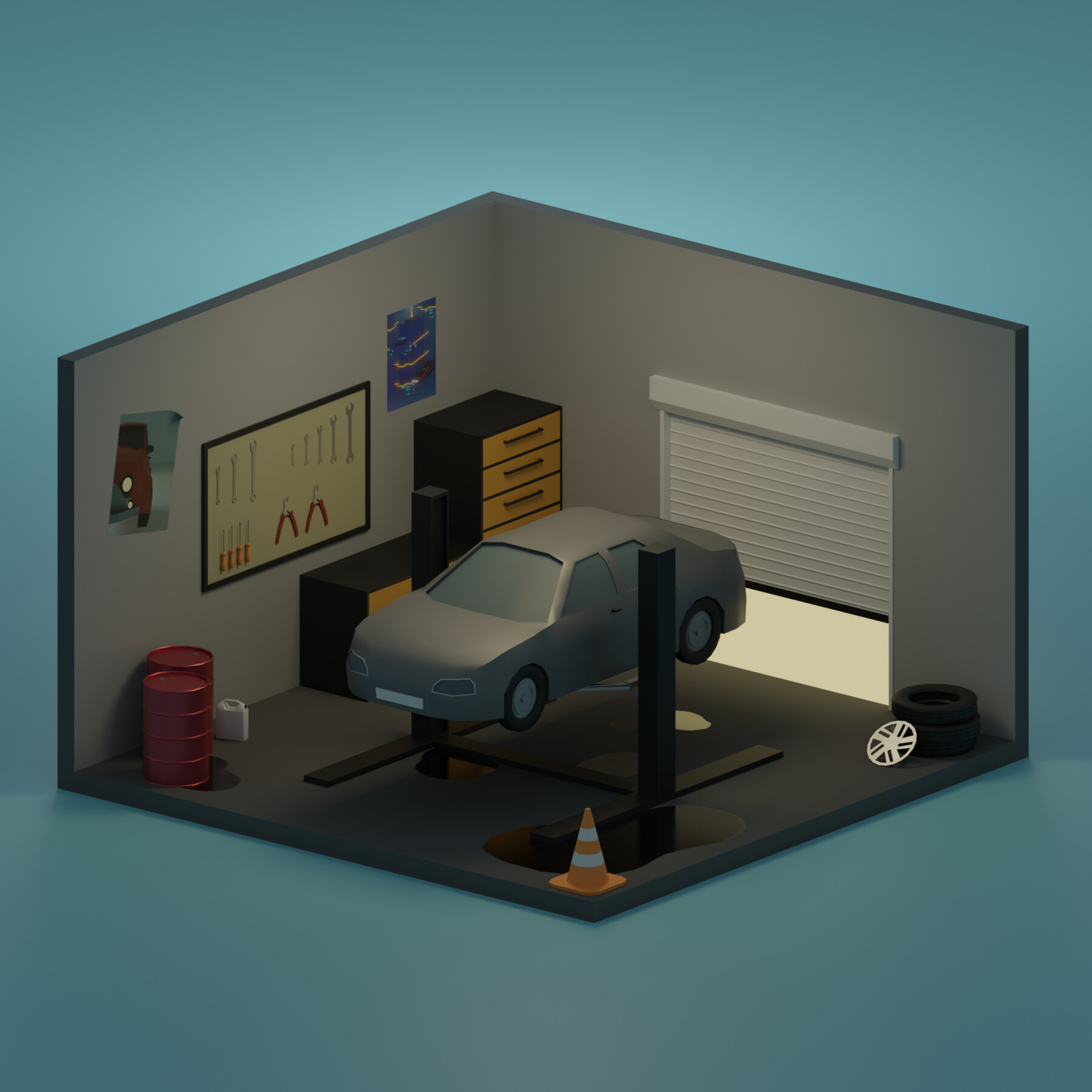 ArtStation - Garage | Game Assets