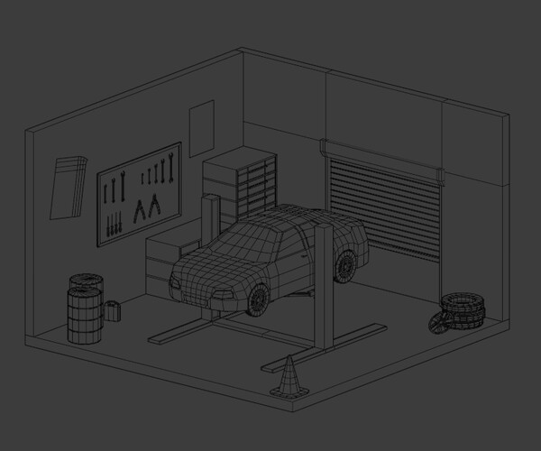 ArtStation - Garage | Game Assets