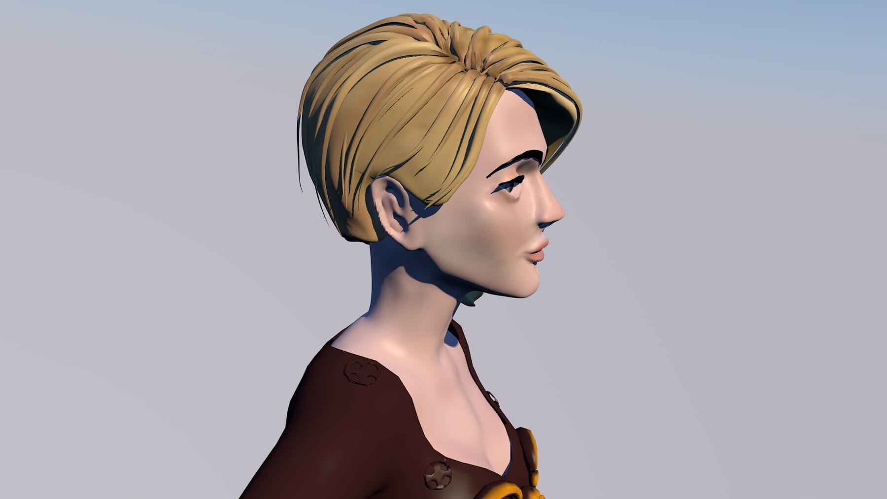 ArtStation - glamorous woman | Game Assets