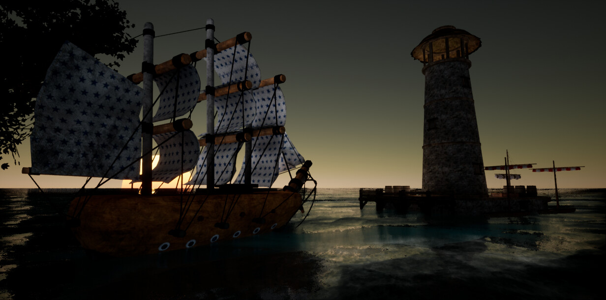 ArtStation - Low-Poly Boat (Game Ready Model) | Game Assets