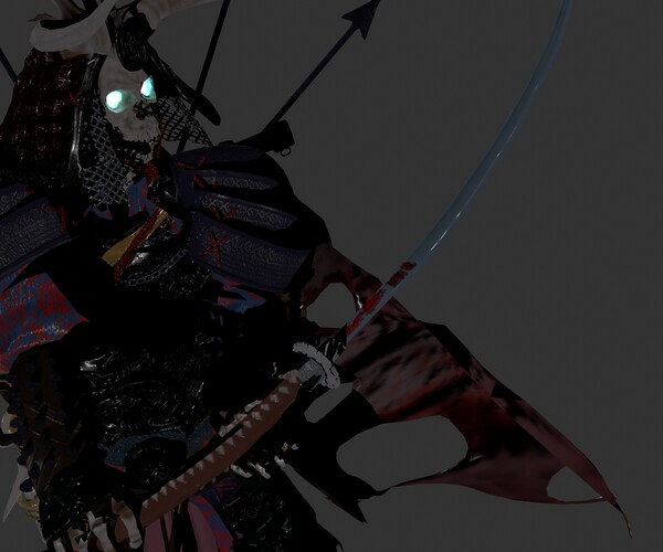 ArtStation - The Dead General Optimized Character Rig | Game Assets