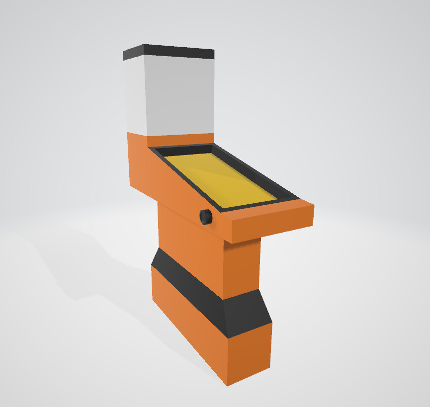 ArtStation - Low Poly Isometric Arcade 3D Model | Game Assets
