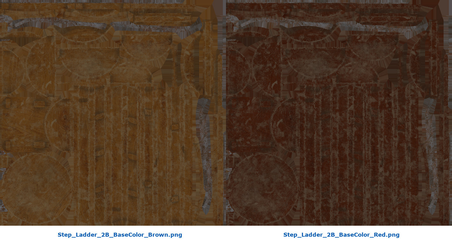 ArtStation - Step Ladder 2B | Game Assets