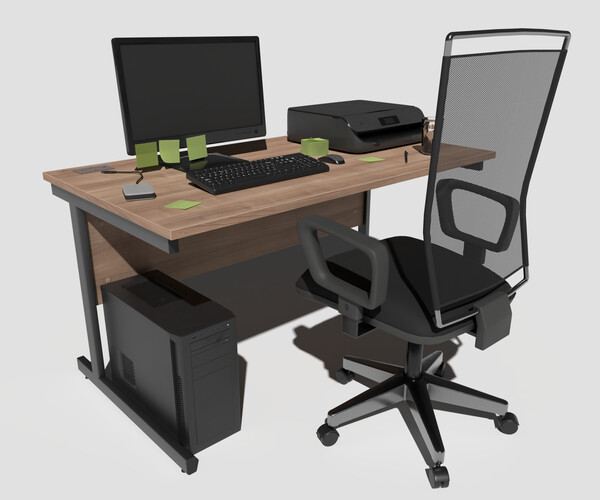 ArtStation - Workstation Cluttered | Resources