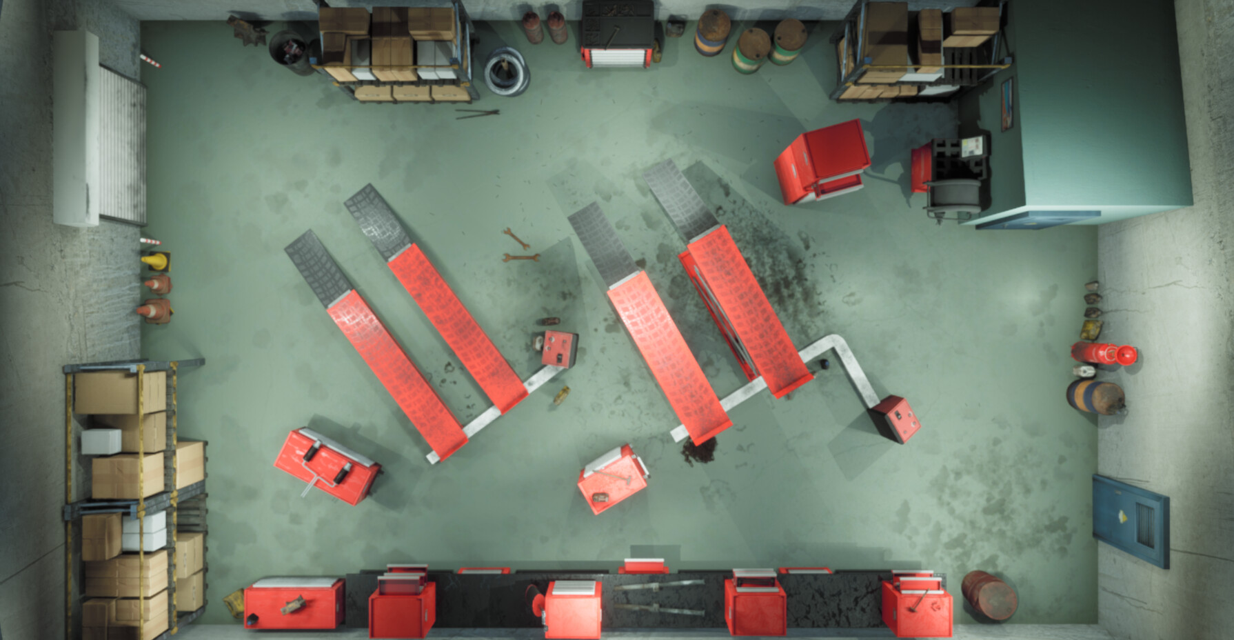 ArtStation - Mechanic Garage (Environment)|Read Description | Game Assets