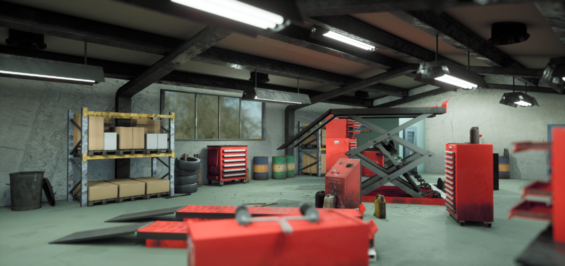 ArtStation - Mechanic Garage (Environment)|Read Description | Game Assets