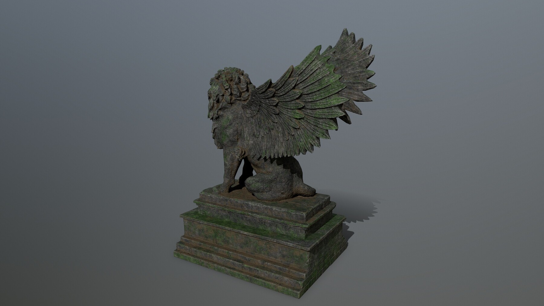 ArtStation - lion statue | Game Assets