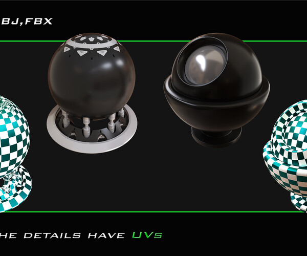 ArtStation - 25 Shader Ball Pack | Resources