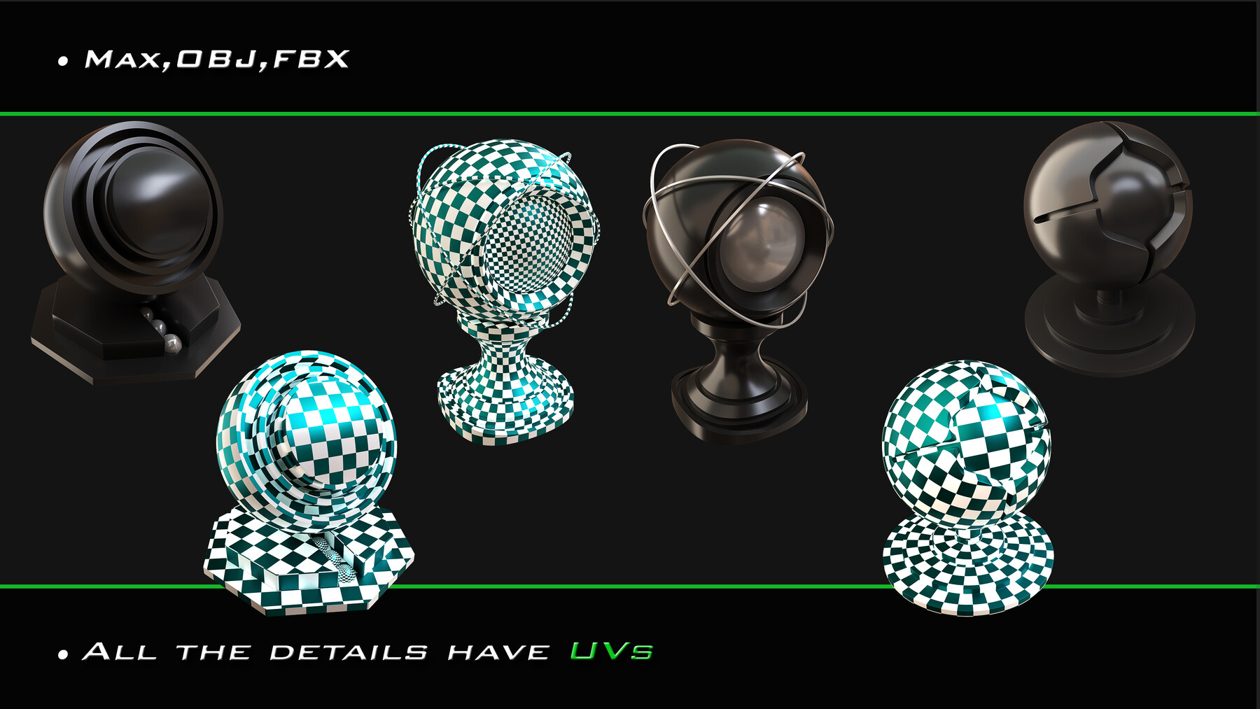 ArtStation - 25 Shader Ball Pack | Resources