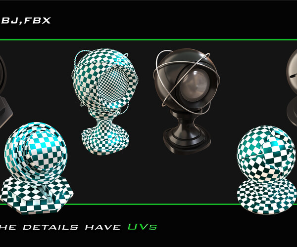 ArtStation - 25 Shader Ball Pack | Resources