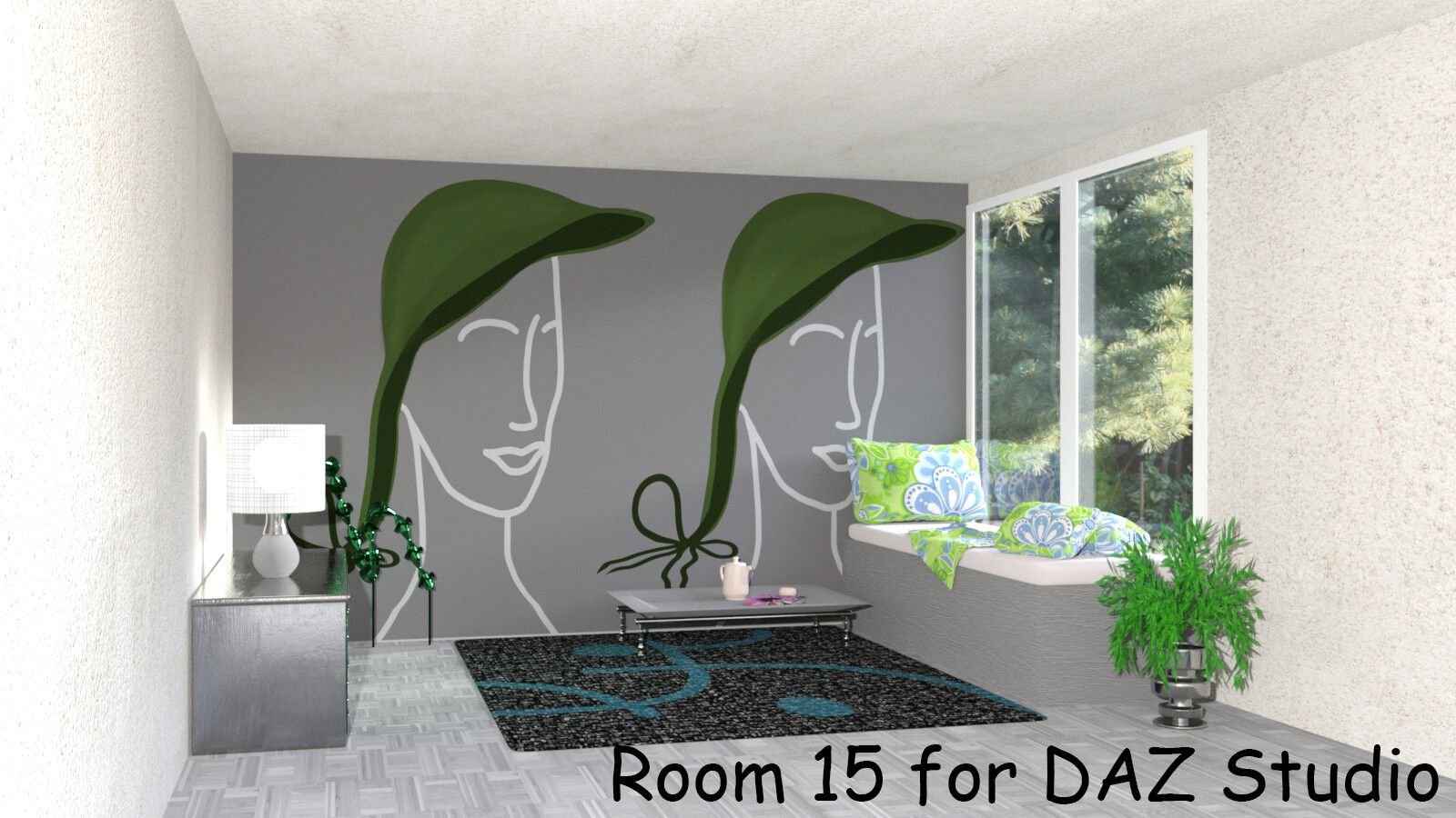 ArtStation - Room 15 for DAZ Studio | Resources