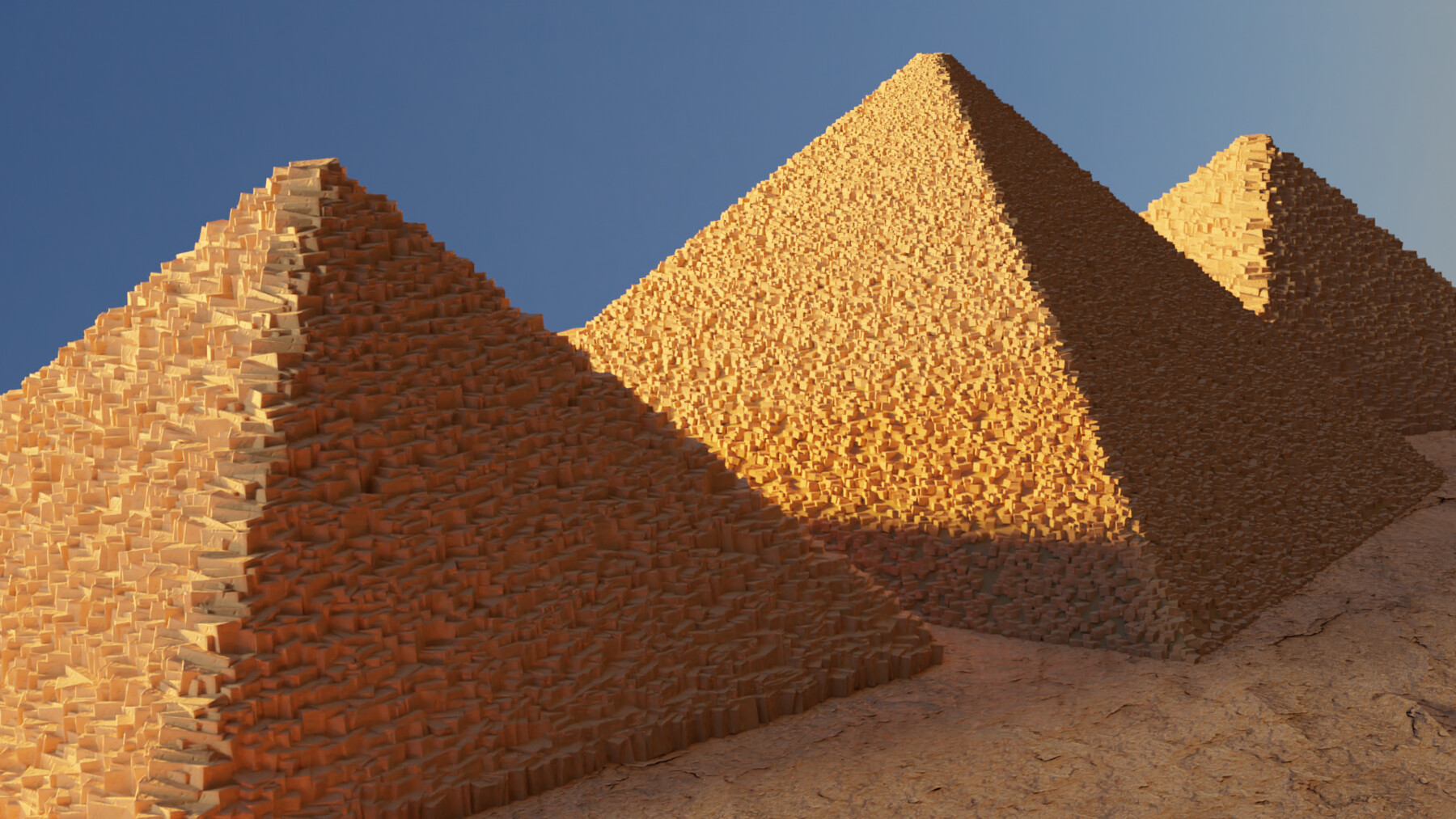 ArtStation - Ancient Pyramids 3D model | Resources