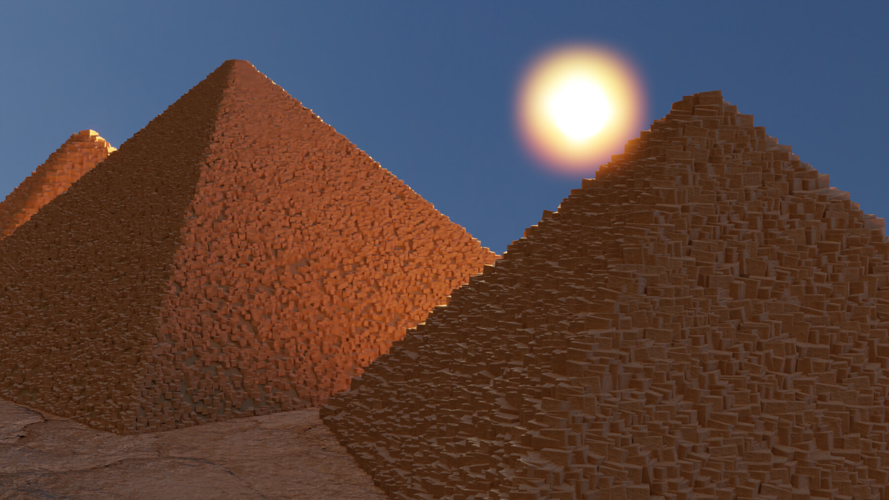 ArtStation - Ancient Pyramids 3D model | Resources