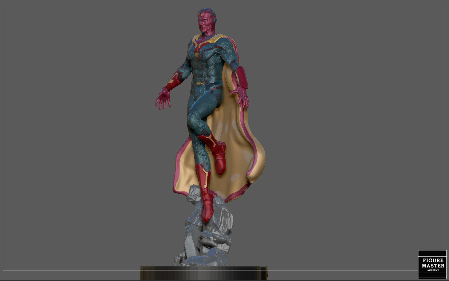 ArtStation - VISION FROM MARVEL MCU DRAMA WANDA VISION CHARACTER ...