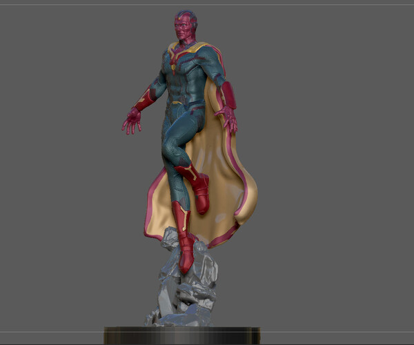 ArtStation - VISION FROM MARVEL MCU DRAMA WANDA VISION CHARACTER ...