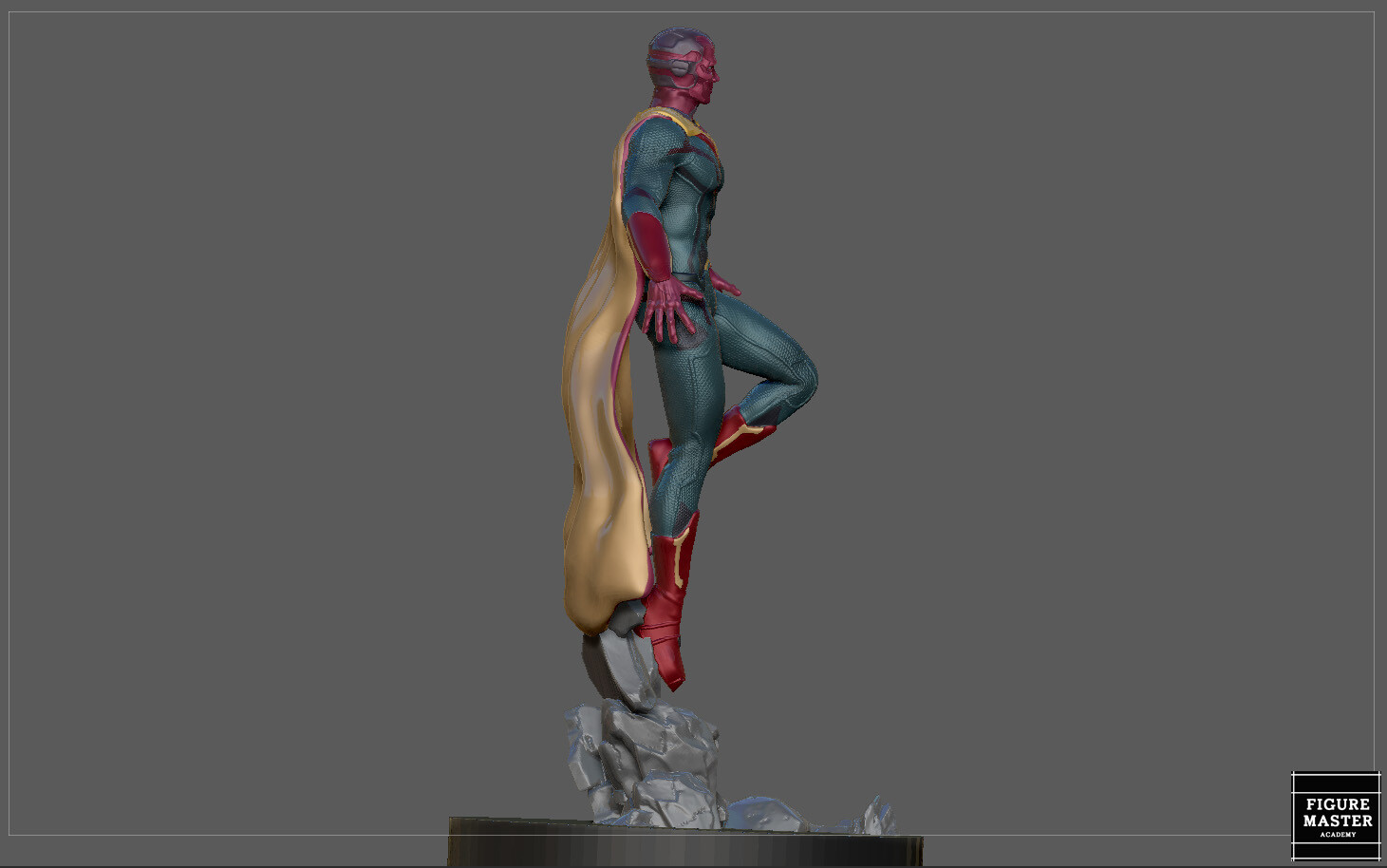 ArtStation - VISION FROM MARVEL MCU DRAMA WANDA VISION CHARACTER ...