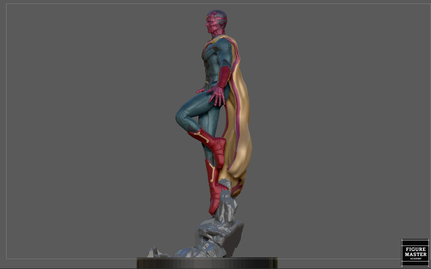 ArtStation - VISION FROM MARVEL MCU DRAMA WANDA VISION CHARACTER ...