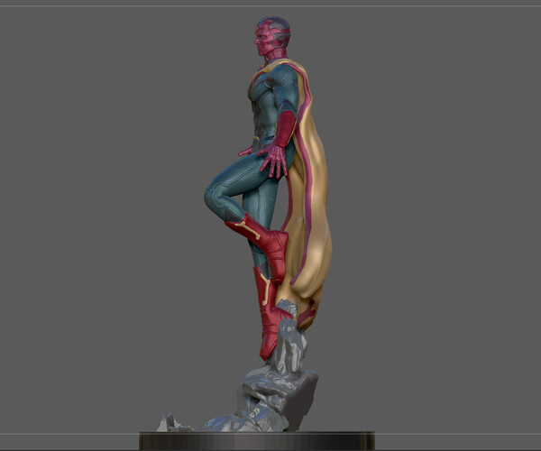 ArtStation - VISION FROM MARVEL MCU DRAMA WANDA VISION CHARACTER ...