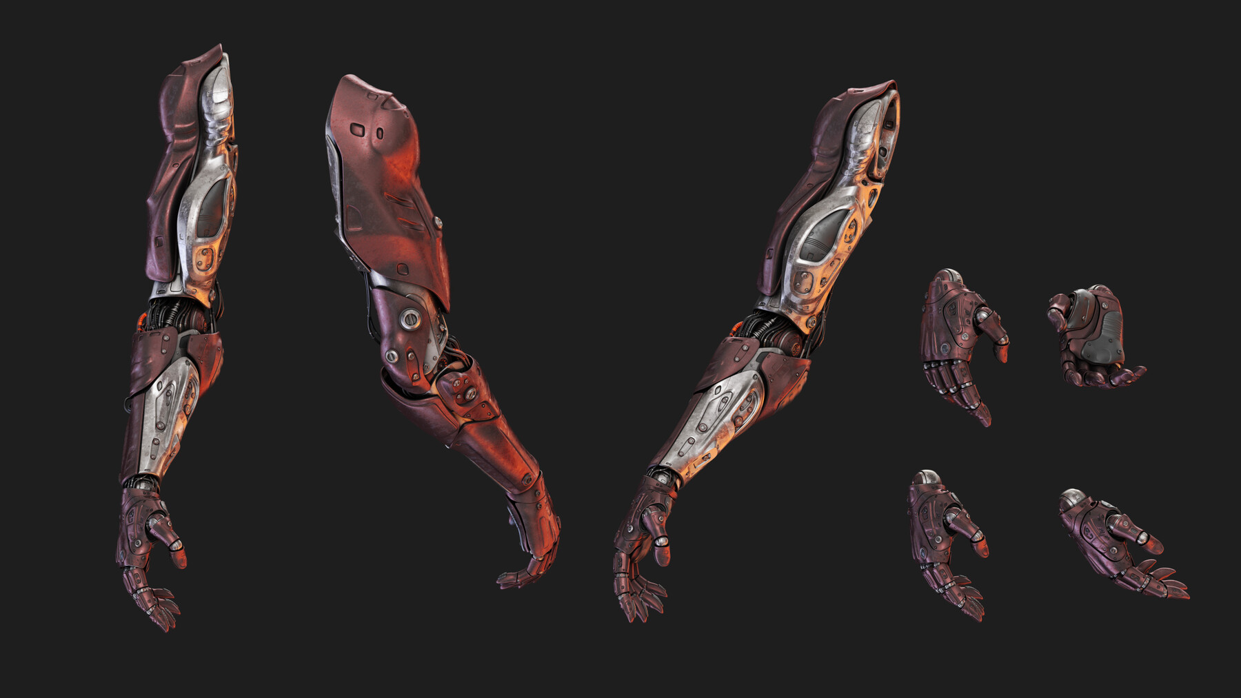 ArtStation - Sci-fi cyber arm images set volume I | Resources