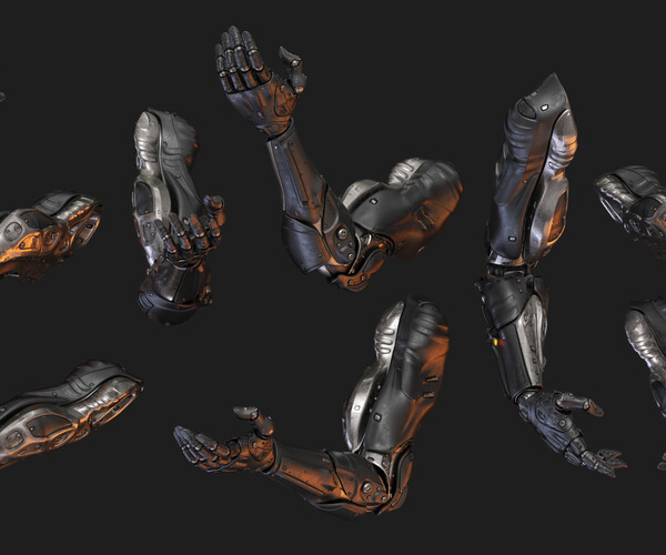 ArtStation - Sci-fi cyber arm images set volume I | Resources