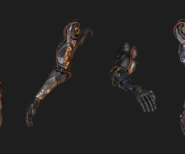 ArtStation - Sci-fi cyber arm images set volume I | Resources