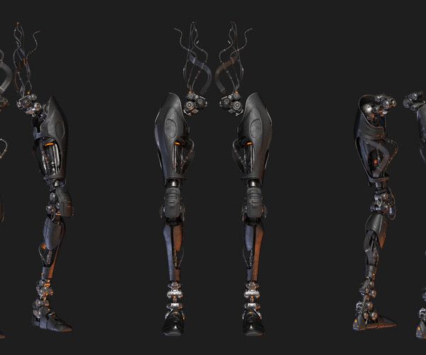ArtStation - Sci-fi cyber leg images set volume I | Resources