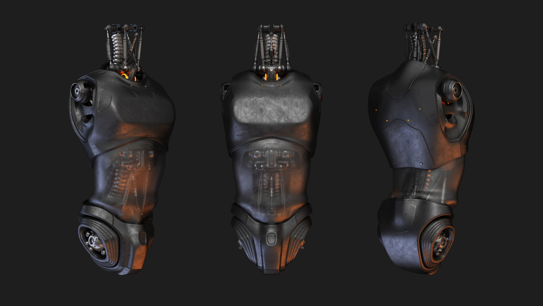 ArtStation - Sci-fi cyber torso images set volume I | Resources