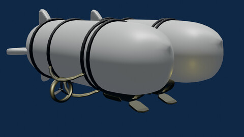 ArtStation - dirigible doble | Game Assets