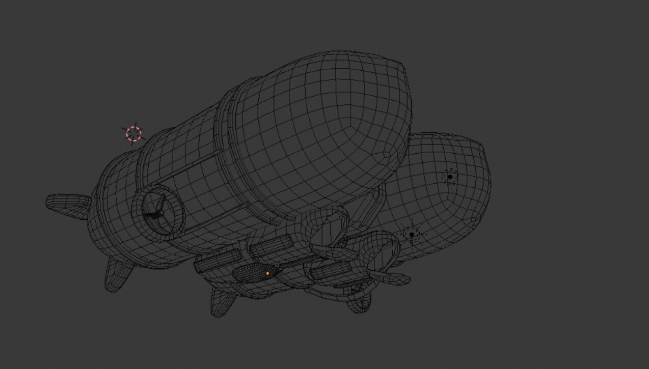 ArtStation - dirigible doble | Game Assets