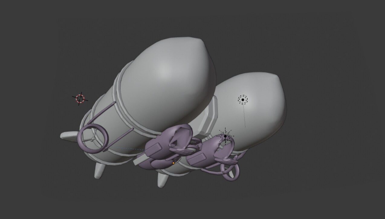 ArtStation - dirigible doble | Game Assets