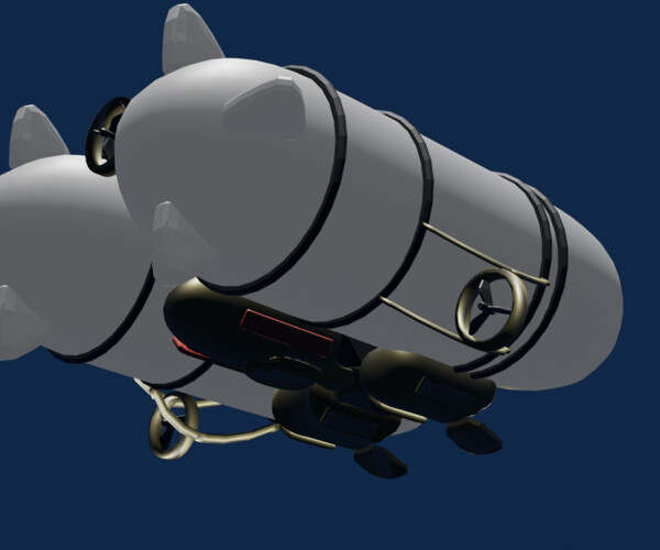 ArtStation - dirigible doble | Game Assets