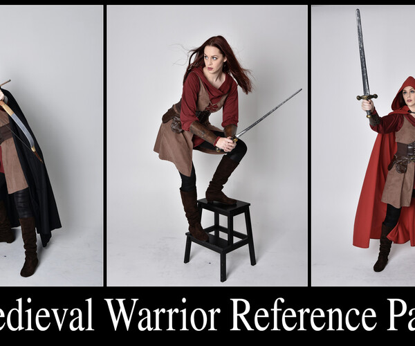 ArtStation - x200 - Medieval Warrior - Pose reference pack | Resources