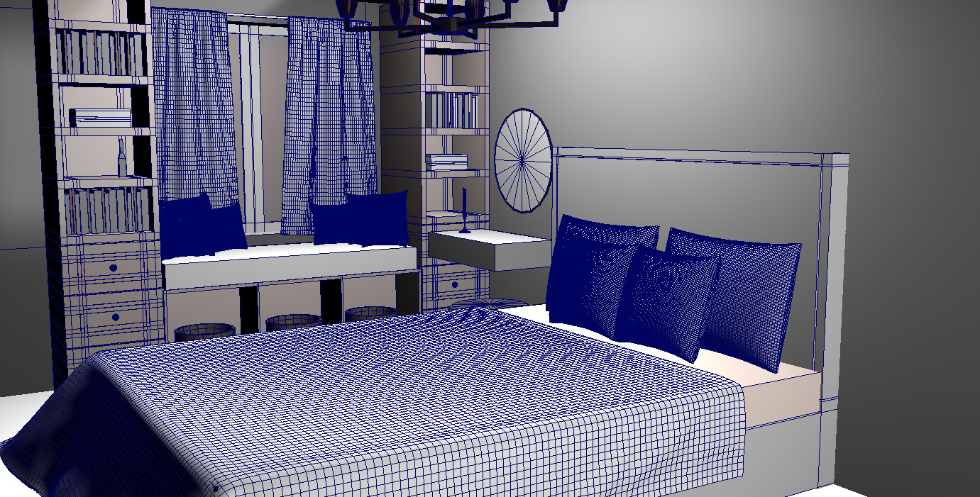 ArtStation - Bedroom model | Tutorials