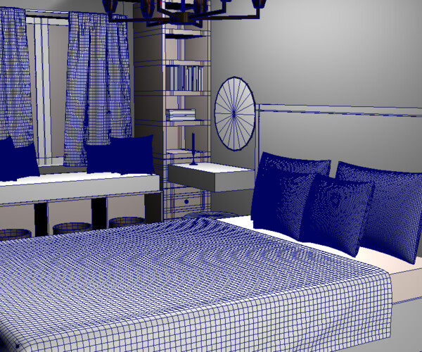 ArtStation - Bedroom model | Tutorials