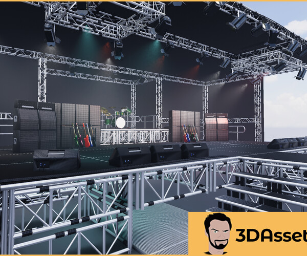 ArtStation - Stage Vol 1 For Unity Engine | Game Assets