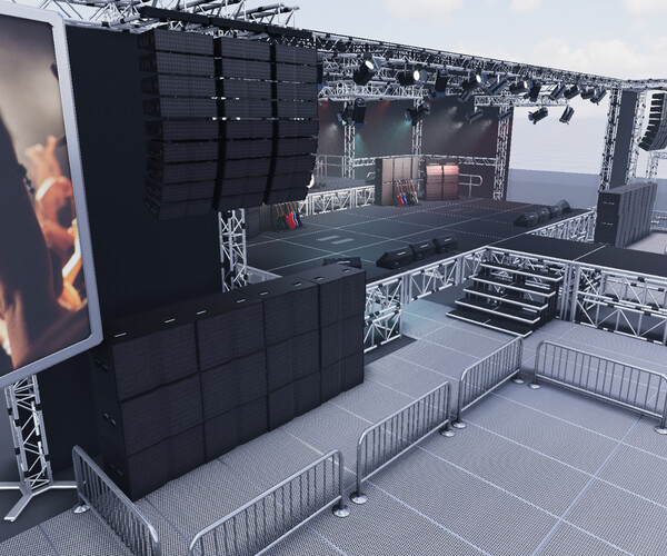 ArtStation - Stage Vol 1 For Unity Engine | Game Assets