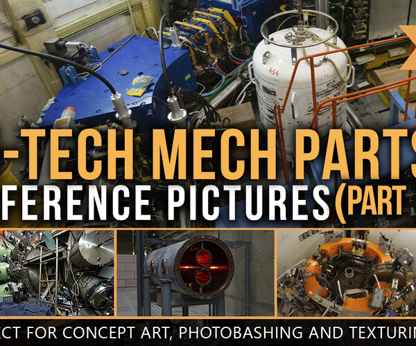 ArtStation - 240+ Hi-Tech Mech Parts Reference Pictures (Part I ...