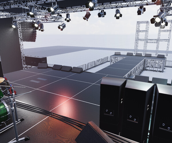 ArtStation - Stage Vol 1 For Unity Engine | Game Assets