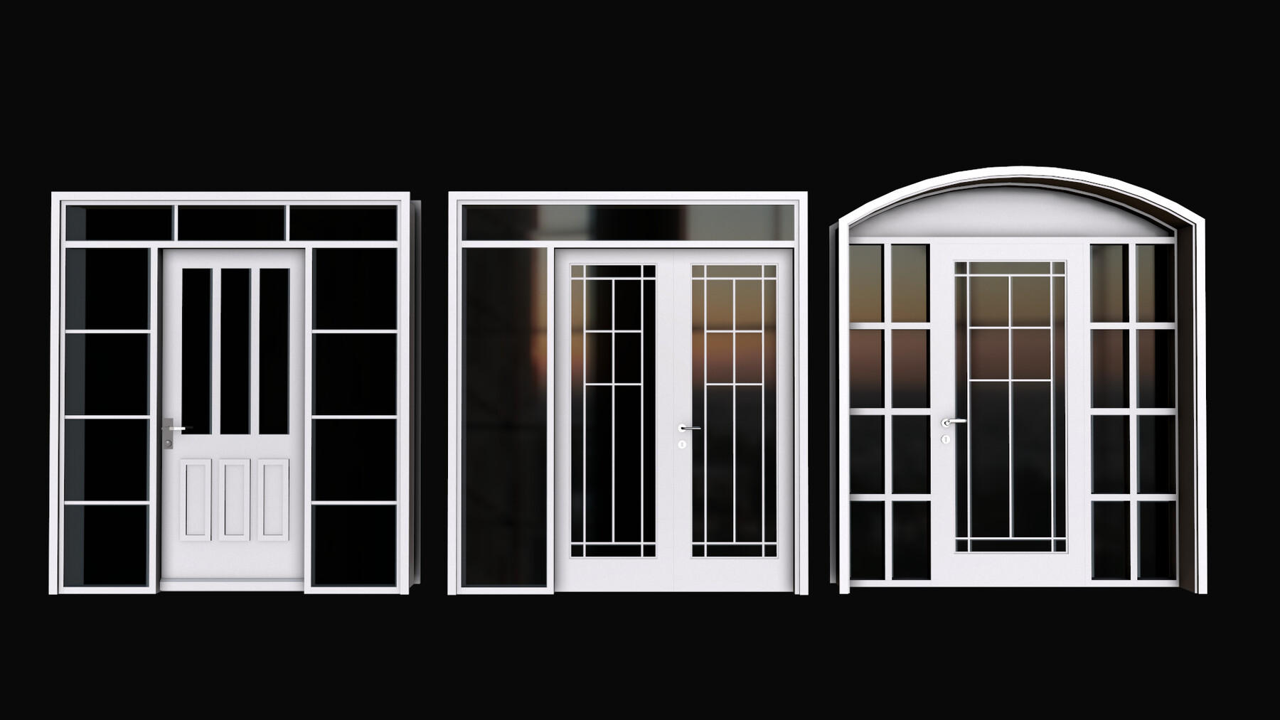 ArtStation - Door Bundle 3D Model Pack 16 pcs ( .fbx- .obj- .3ds File ...