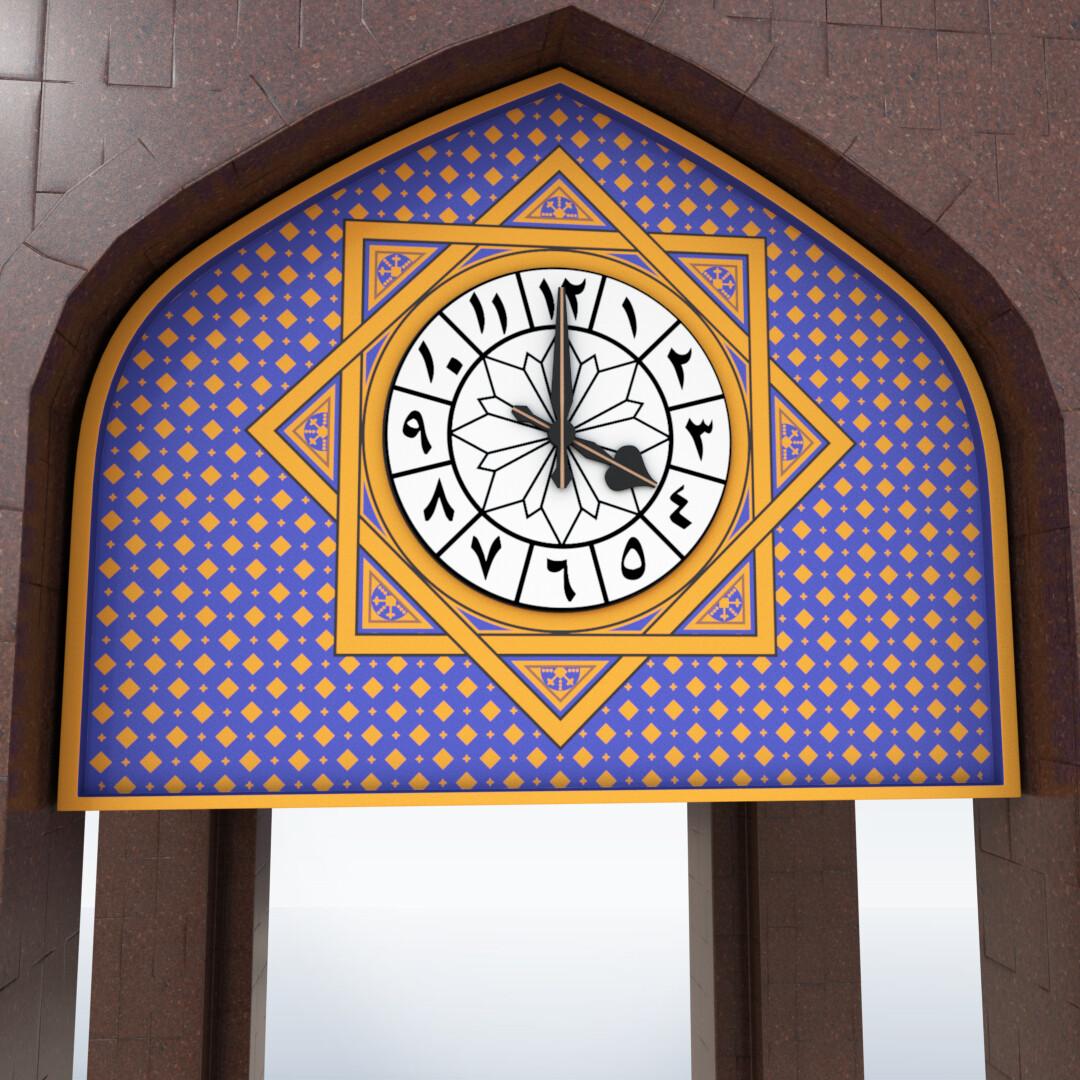 ArtStation - Al sahwa Clock Tower | Resources