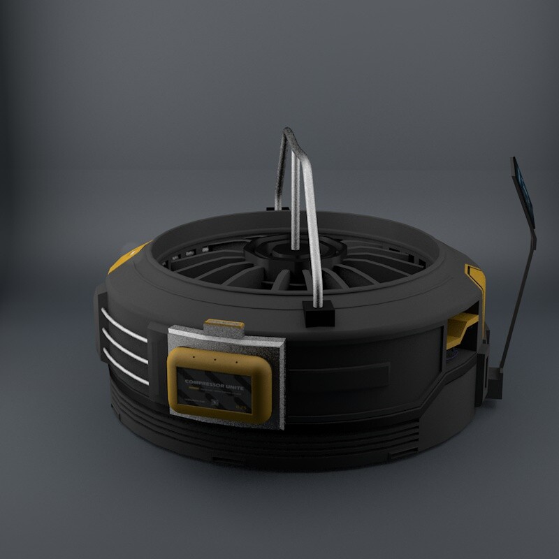 ArtStation - 3D concept fan - Low poly Low-poly 3D model | Game Assets